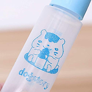 ISMARTEN Pet Milk Feeding Bottle Nurser Bottle Nursing Feeding Bottle Water Milk Feeder for Puppy Squirrel Kittens Hamster 4pcs