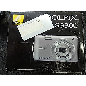 Nikon COOLPIX S3300 16 MP Digital Camera with 6x Zoom NIKKOR Glass Lens and 2.7-inch LCD (Silver) (Discontinued by Manufacturer)