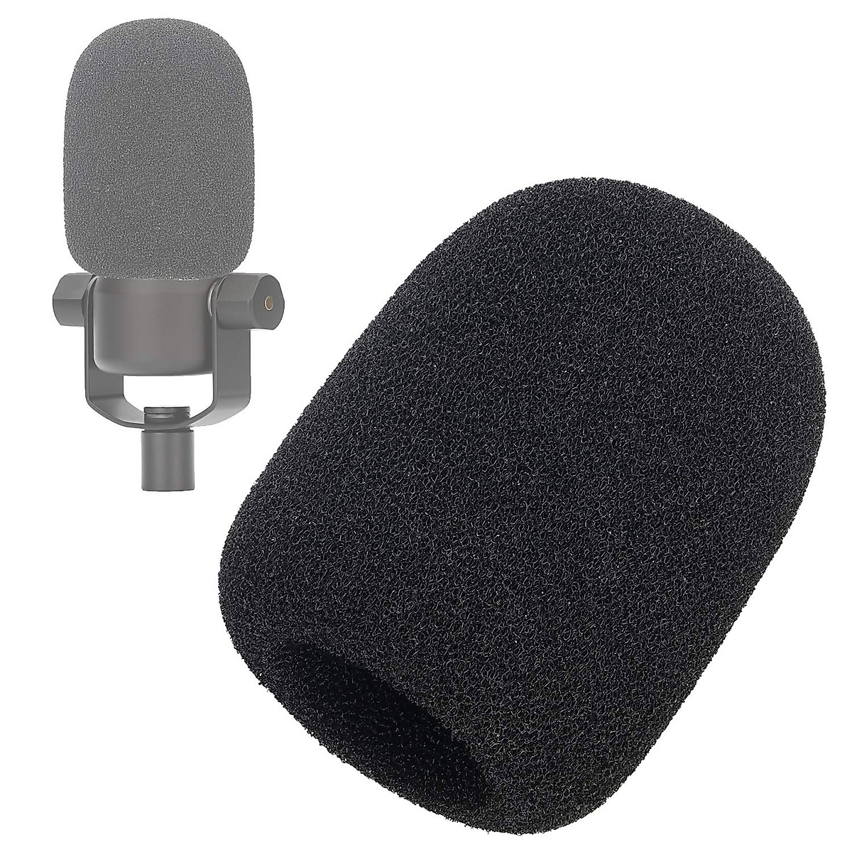 SUNMON PodMic Pop Filter Windscreen - Perfect Mic Foam Cover Compatible for Rode PodMic Microphone into Clean Sounding with No Wind Sounds