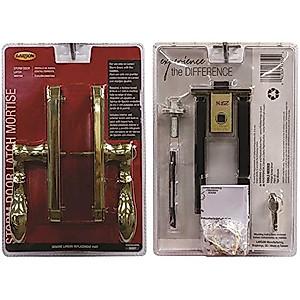 Larson Certified Storm Door M2 Mortise Handle Set (Brass)