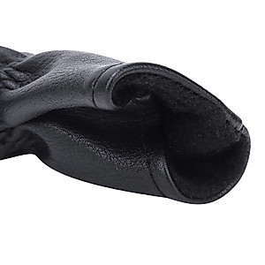 Bnineteenteam 9PCS Golf Headcover,PU Leather Golf Putter Head Cover Waterproof Thicken Plush Golf Putter Head Cover Iron Club Headcovers Accessory(Black)