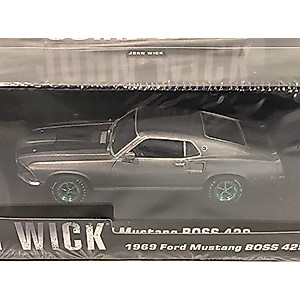 Greenlight 86540 1: 43 John Wick (2014) - 1969 Ford Mustang Boss 429 Die-cast Vehicle, Multicolor
