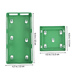 SEWACC 8 Pcs Flower Mud Sucker Dinner Table Decor Flower Mud Holder Coffin Tray Table Trays for Eating Flower Centerpiece Tray Flower Foams Tray Floral Tray Flowers Flower Stand Plastic