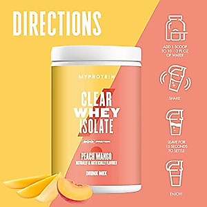 Myprotein Clear Whey Isolate - 20 Servings Peach Mango