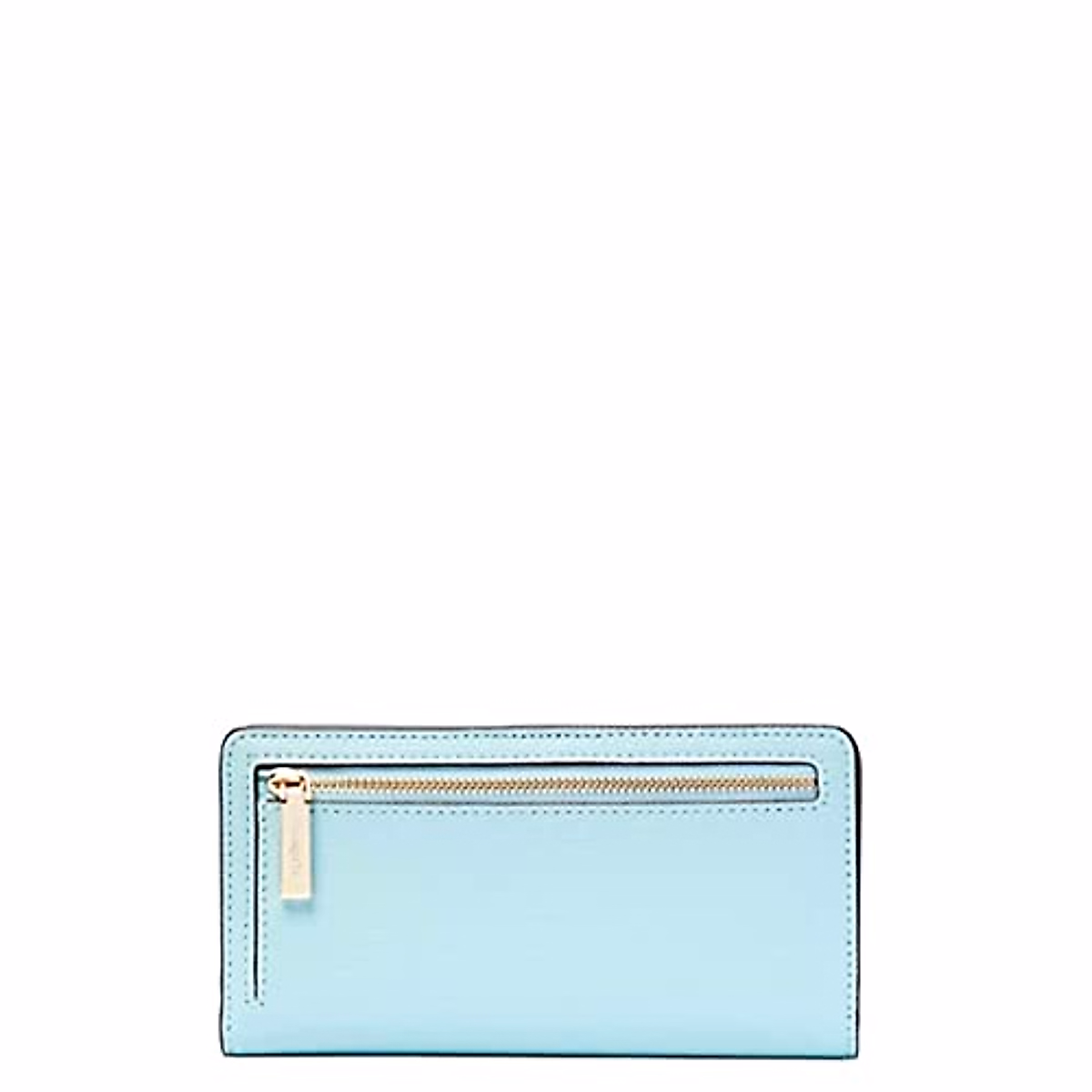 Kate Spade New York Darcy Large Slim Bifold Leather Wallet In Blue Glow/Gold