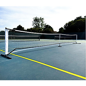 ZENY Portable Pickleball Net Set System with Metal Frame and 22FT Regulation Size Pickball Net with Carry Bag for Backyard, Driveways, Outdoor Game