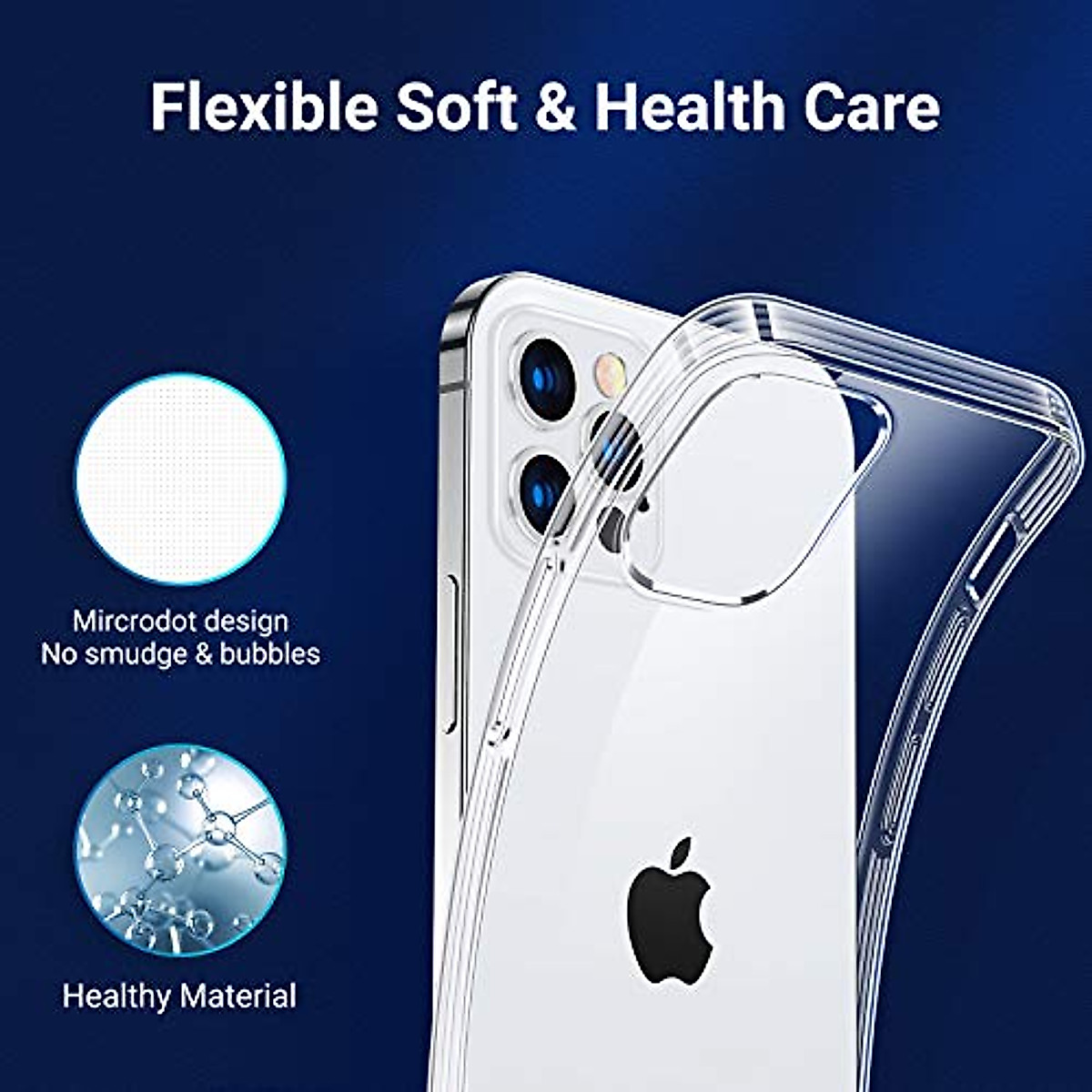 TORRAS Crystal Clear Designed for iPhone 14 Pro Max Case, [Ultra-Thin] [Anti-Yellowing] [Military Drop Protective] Slim Soft Silicone TPU Cover for iPhone 14 ProMax Case 6.7 Inch, Clear