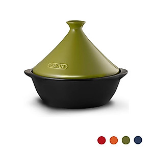 Hankook Chinaware Korean Steam pot (Tagine Steam Pot) in Olive (Size L-9in) Dinnerware, Hankook Dojagi