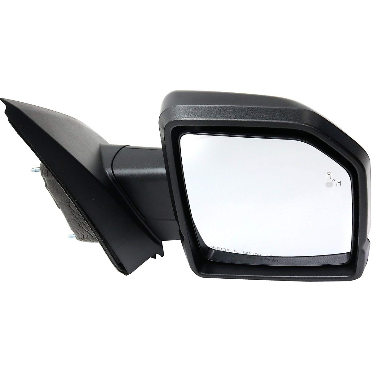 Kool Vue Driver & Passenger Side Power Heated Mirrors for Ford F-150 2015-2019 Power Fold With Signal Light, Blind Spot Monitor; without Memory Textured w/o 360-Degree Cam
