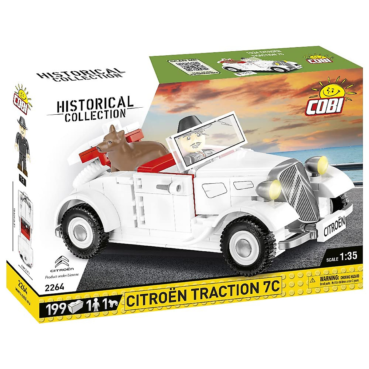 Cobi toys 199 Pcs Hc WWII /2264/1934 Citroen Traction 7C
