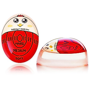 NobleEgg Egg Timer Pro | Soft Hard Boiled Egg Timer That Changes Color When Done | No BPA, Certified