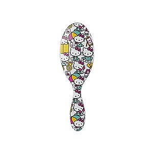 Wet Brush Original Hello Kitty Detangling Brush - Under My Umbrella - All Hair Types - Ultra-Soft IntelliFlex Bristles Glide Through Tangles with Ease, White, 1 Count