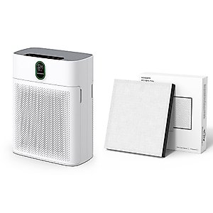 MORENTO HY4866 Air Purifiers with HY4866 Enhanced Filter 2P, White
