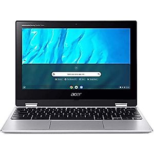 Acer Chromebook Spin 311 Convertible 2-in-1 Laptop, MediaTek MT8183C Octa-Core Processor, 11.6in HD Touch, 4GB LPDDR4, 32GB eMMC, Gigabit, WiFi 5, Bluetooth, Google Chrome