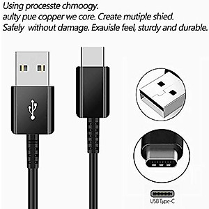 NTQinParts USB C Power Charging Cable Cord for Phomemo M08F A4 Paper Printer Portable Thermal Printer Bluetooth Printer
