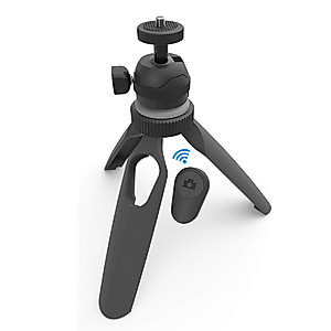 Active Mini Tripod with Wireless Bluetooth Shutter Remote & Camera Mount
