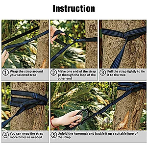 Camping Hammock with Mosquito Net - Portable Travel Hammock Bug Net - Camping Equipment - Hammock Tent for Outdoor Hiking Campin Backpacking Travel (Army Green)