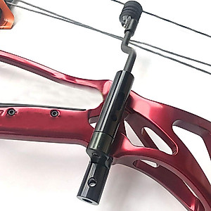 Zerone Compound Bow String Stop,Archery Compound Bow String Stabilizer, String Vibration Balance, Bowstring Stop Suppressor Bracket Mount Stabilizer