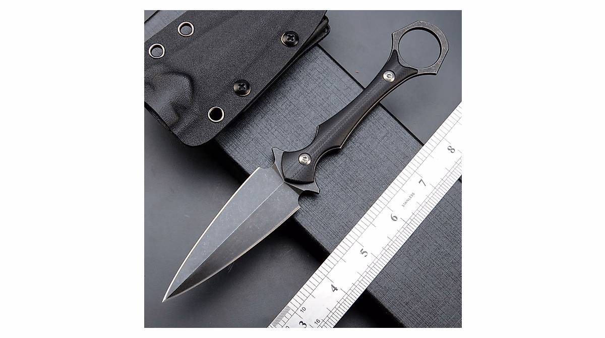 Ccanku C1292 Fixed Blade Knife,D2 Blade,G10 Handle EDC Knifes for ...