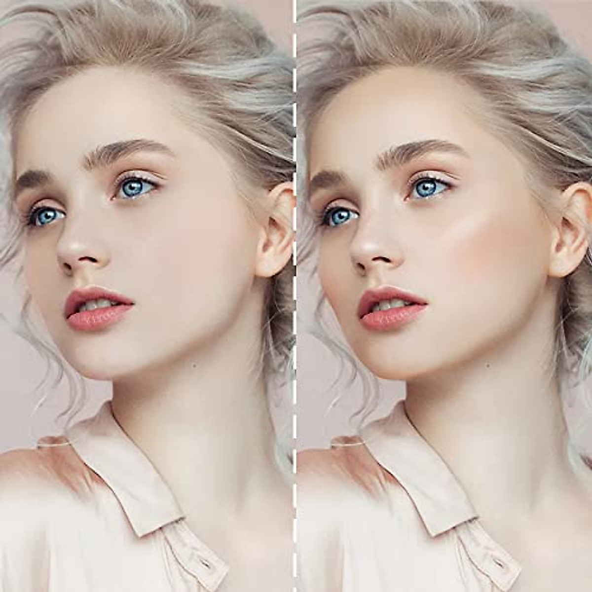 AMIIR 3 IN 1 Face Bronzer Blush Highlighter Contour Powder Makeup Palette Sculpt Contouring Kit, Highlighter