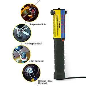 Mini Induction Heating Machine 110V 1000W 10 Coil Kits Auto Use Bolt Removal Tool PDR Car Garage Repairing Flameless Handhled Electromagnetic Induction Heater