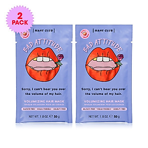 MANE CLUB Bad Attitude Deep Conditioner, cruelty free, vegan, no sulfates or parabens — Pack of 2