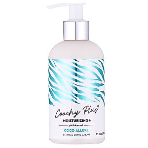 Coochy Plus Intimate Shaving Cream COCO ALLURE For Pubic, Bikini Line, Armpit and more - Rash-Free With Patent-Pending MOISTURIZING+ Formula – Prevents Razor Burns & Bumps, In-Grown Hairs, Itchiness