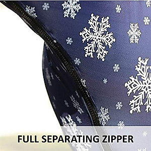 Dura-Tech Limited Edition Snowflake Zip Slicker (Large (76-80))