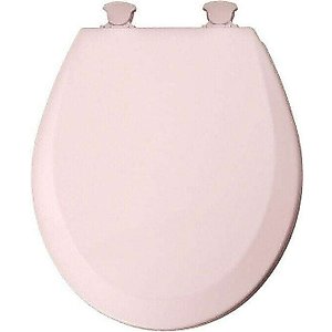 UYSB Round Toilet Seat, Wood, Pink Toilet Seats Bathroom accessories Toilet seat Toilet seat cover Home improvement Toilet seat risers Sitz bath for toilet seat Toilet seats Raised toilet seat