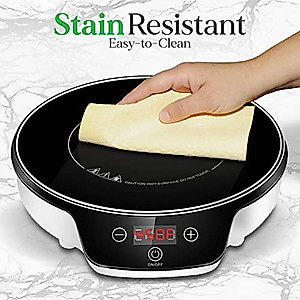 Nutrichef (NCIT2S) SINGLE INDUCTION COOKER, 1, Standard