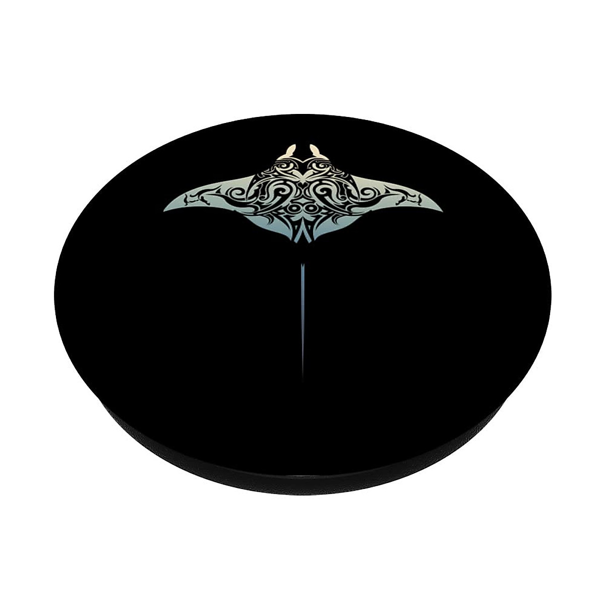 Hawaiian Tattoo Ocean Animal Stingray Tribal Manta Ray PopSockets Swappable PopGrip