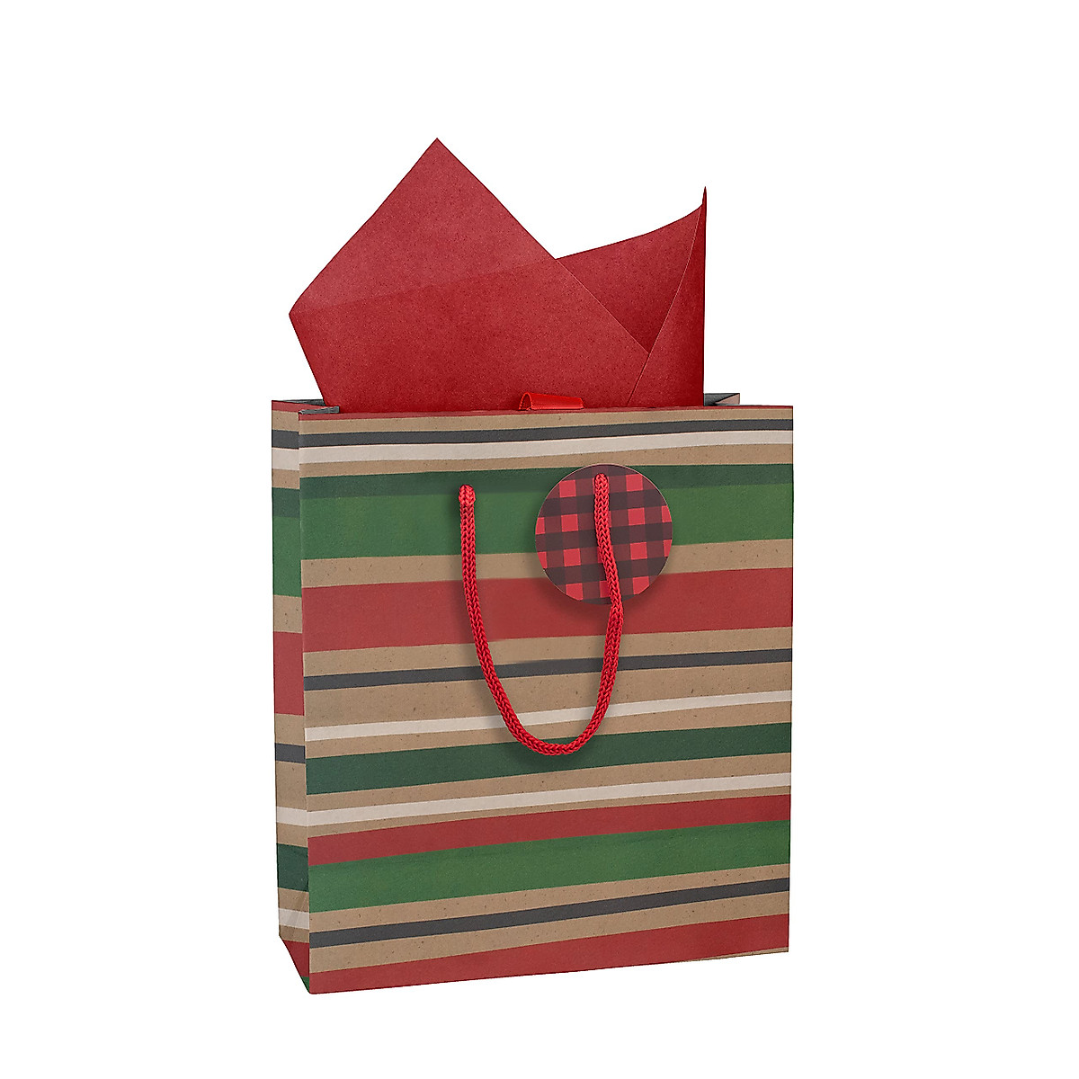 IM Customization Red and Green Christmas Tissue Paper - 30 Sheets - 20 x 26 Inches - for Christmas Gifts, Holiday Crafts, and More