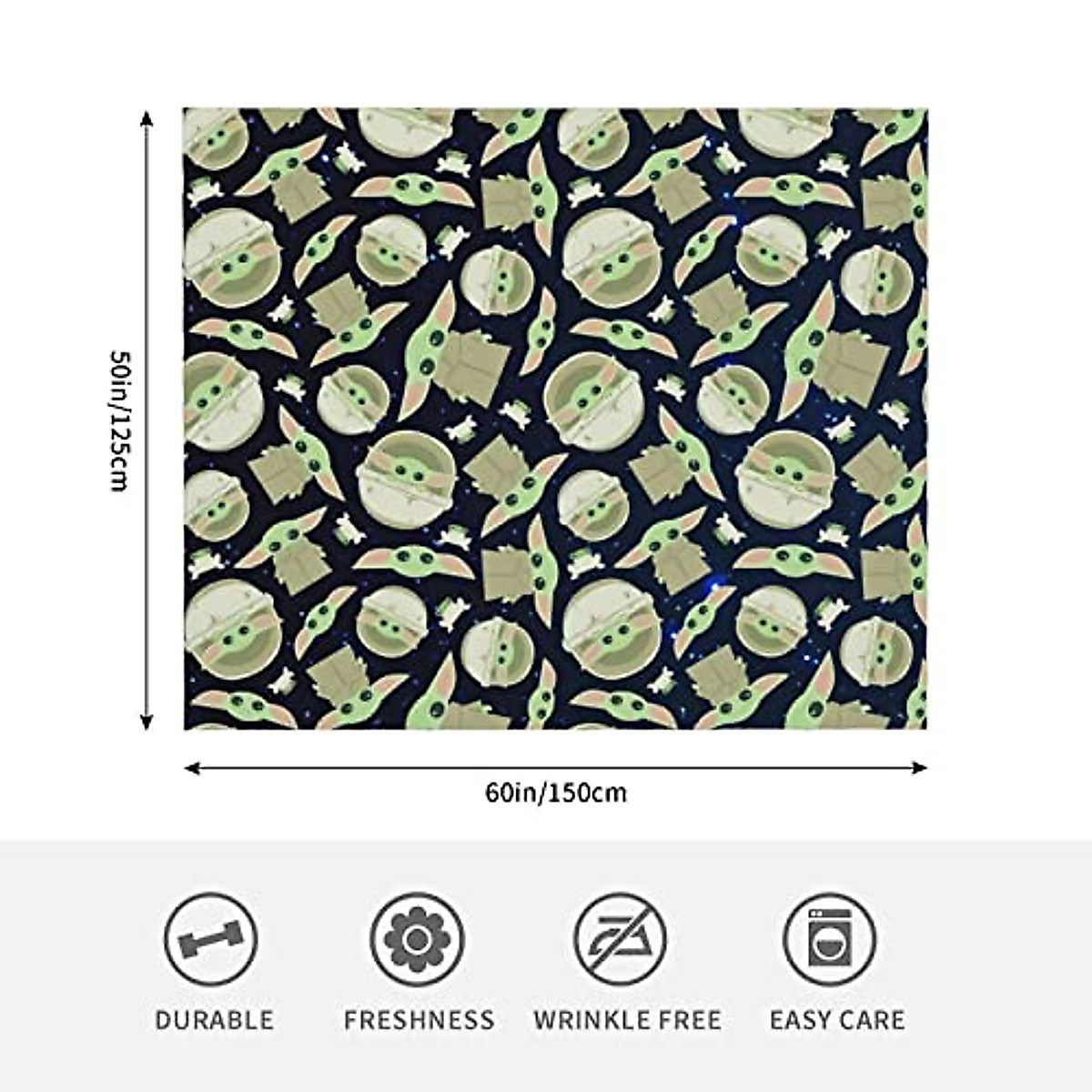 Throw YD Blanket Flannel Fleece Bed Blanket Cozy Soft Plush For Couch Sofa Living Room Blanket For Kids Adults 50" X 60"