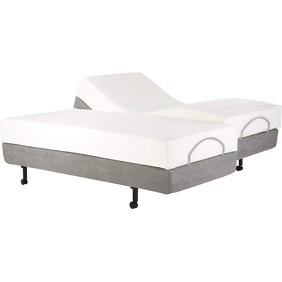 Split Queen Mattress Protector for Adjustable Bed, 100% Waterproof Terry Cotton Mattress Cover, 2 PC [30X80 + 30X80] Set, 15-Inch Deep Pockets - [2 Piece Split Queen Mattress Protector]