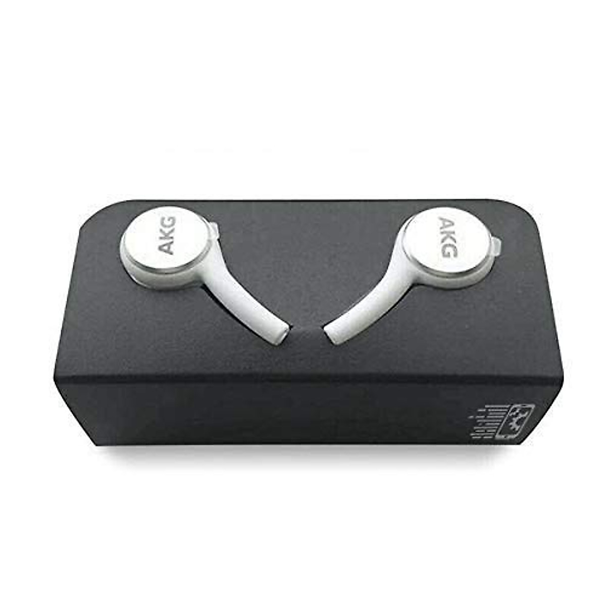 ElloGear OEM Earbuds Stereo Headphones for Samsung Galaxy S10 S10e Plus Cable - Designed by AKG - with Microphone and Volume Buttons (White)