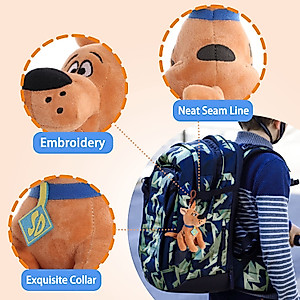 Giliger Scoooby Doo 6 Inches Plush Keychain for Bag Backpack Stuffed Animal Dog Gift Stocking Stuffers for Kids Teens