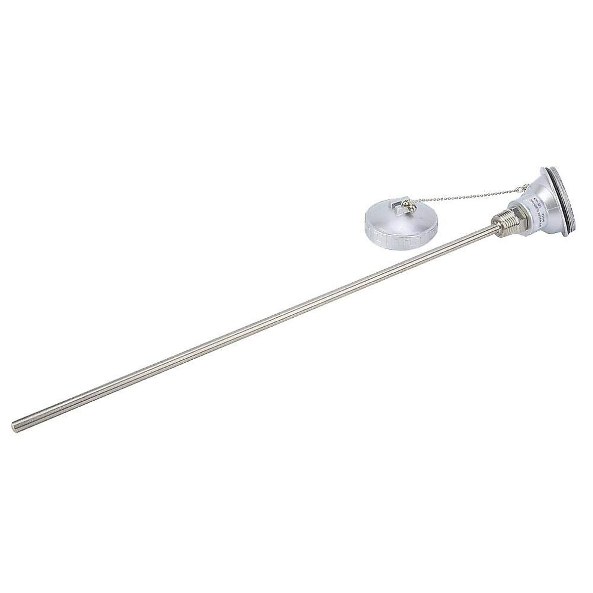 RTD Temperature Sensor, RTD PT100 Temperature Sensor Probe 1/2" NPT Thread Thermocouple Terminal Head,Simple and Easy to Install(400mm/15.7)