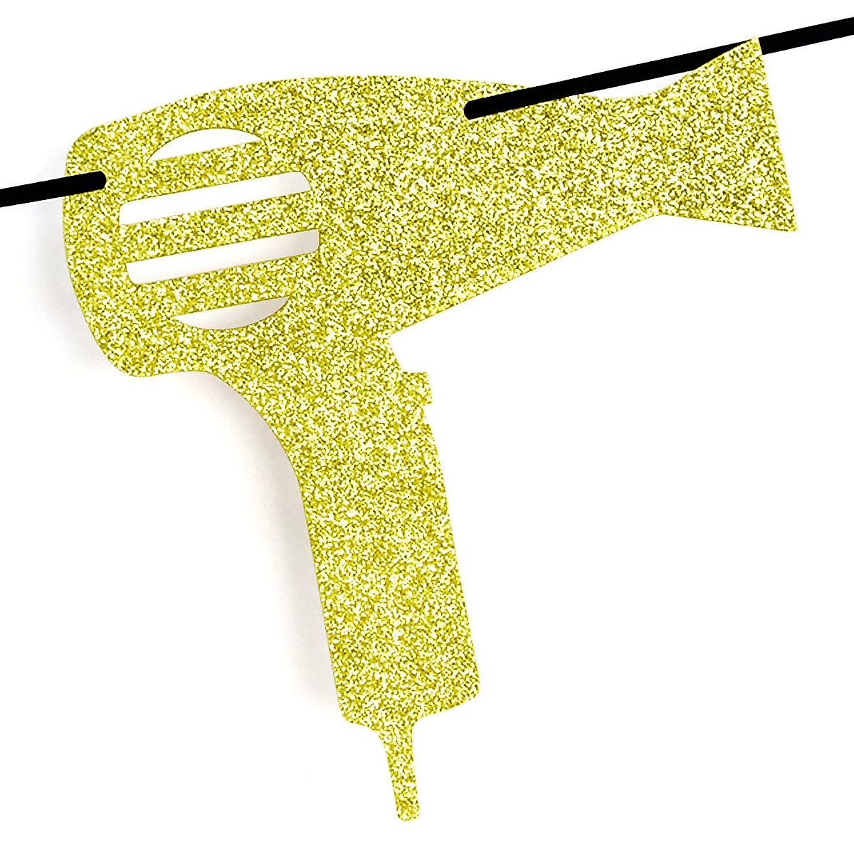 Black Glitter Congrats Barber Banner - Congrats graduation Sign for Barber, Congrats Grad Party Decorations for Barber