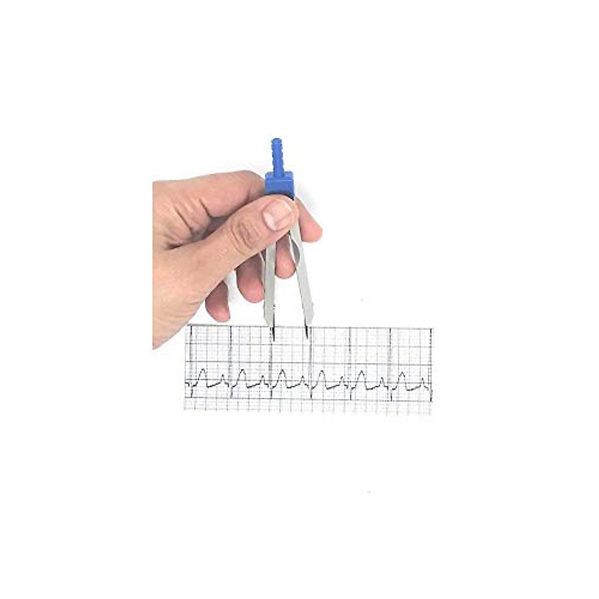 EKG ECG Caliper Electrocardiogram Divider Blue