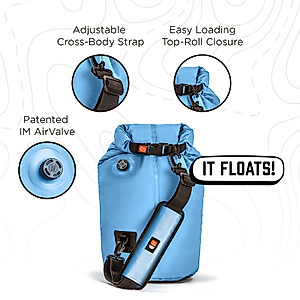 ICEMULE Classic Small Collapsible Sling Strap Cooler – Hands Free, 100% Waterproof, 24+ Hours Cooling, Soft Sided Cooler for Hiking, Camping & Fishing, 10 Liter, Fits 12 Cans + Ice