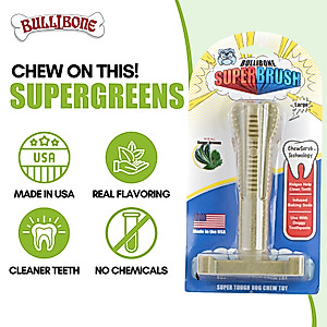 Bullibone Large SuperBrush Bundle - Three Delicious Flavors Apple/Cinnamon Pink Peppermint Super Greens
