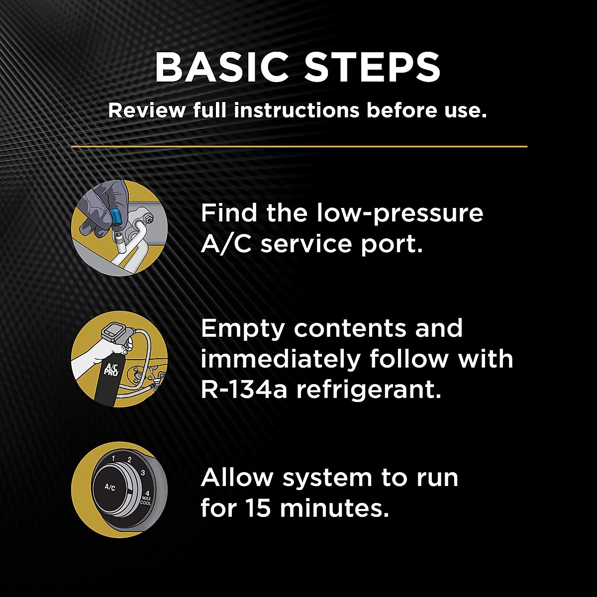 A/C Pro Super Seal AC Stop Leak Kit with Dispensing Hose - 3 OZ