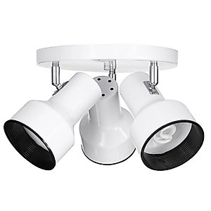 Hampton Bay RO101 3-Light Ceiling Spotlight White, See Picture