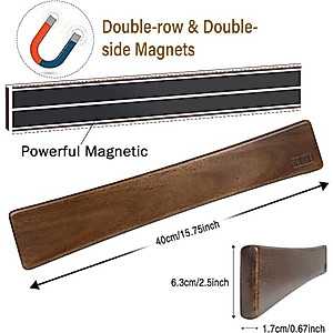 DDF iohEF Knife Set with Knife Strip, 8 Piece Professional Kitchen Knife Set, German High Carbon Stainless Steel Chef Knives Set with Magnetic Knife Holder for Wall