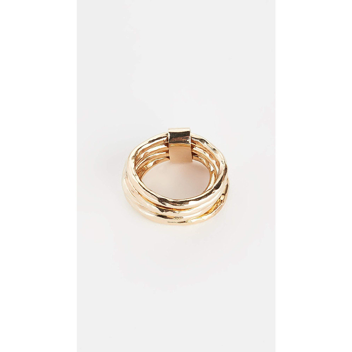 Soko Women's Nyundo Stacking Rings, Gold, 7