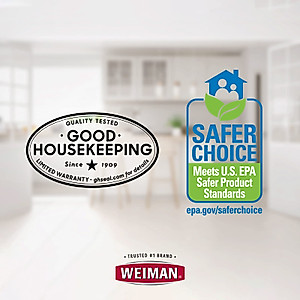 Weiman Hardwood Floor Cleaner Gallon and Refillable Squeeze Bottle - Finished Wood Surfaces