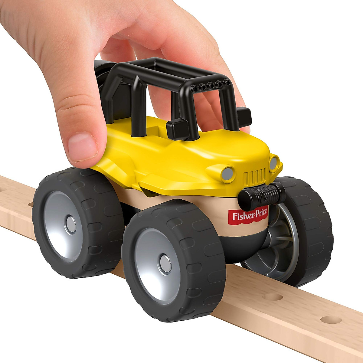 Fisher-Price Wonder Makers Design System Soft Slumber Campground - 60+ Piece Building and Wooden Track Play Set for Ages 3 Years & Up