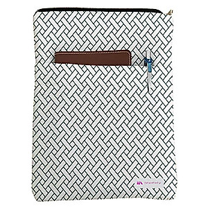 Weave Pattern Book Sleeve - Book Cover for Hardcover and Paperback - Book Lover Gift - Notebooks and Pens Not Included