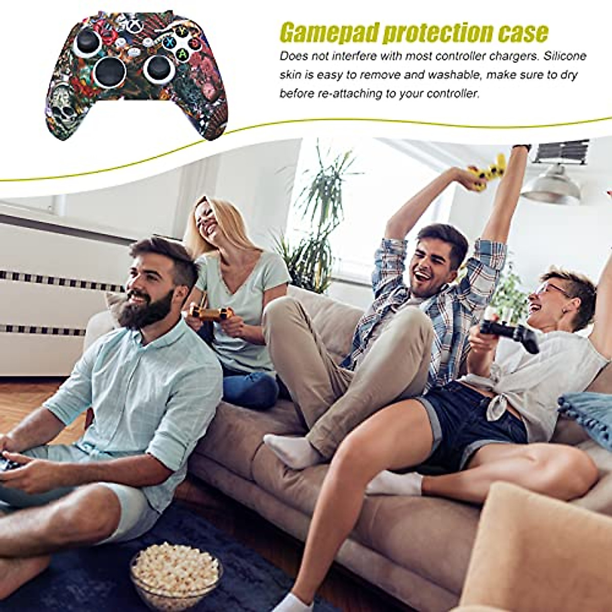 OSALADI Game Controller Case Game Pad Cover Game Handle Protection Case Compatible for Series S/X