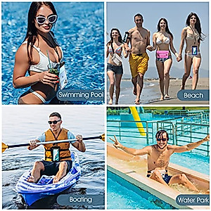 Trakxy Waterproof Phone Pouch Compatible with iPhone 13 12 11 Pro Max Xs Max Samsung Galaxy S22 Ultra etc Smartphones [4.7-6.9 Inch], IPX8 Waterproof Bag fit for Swimming, Boating and Beach-Black